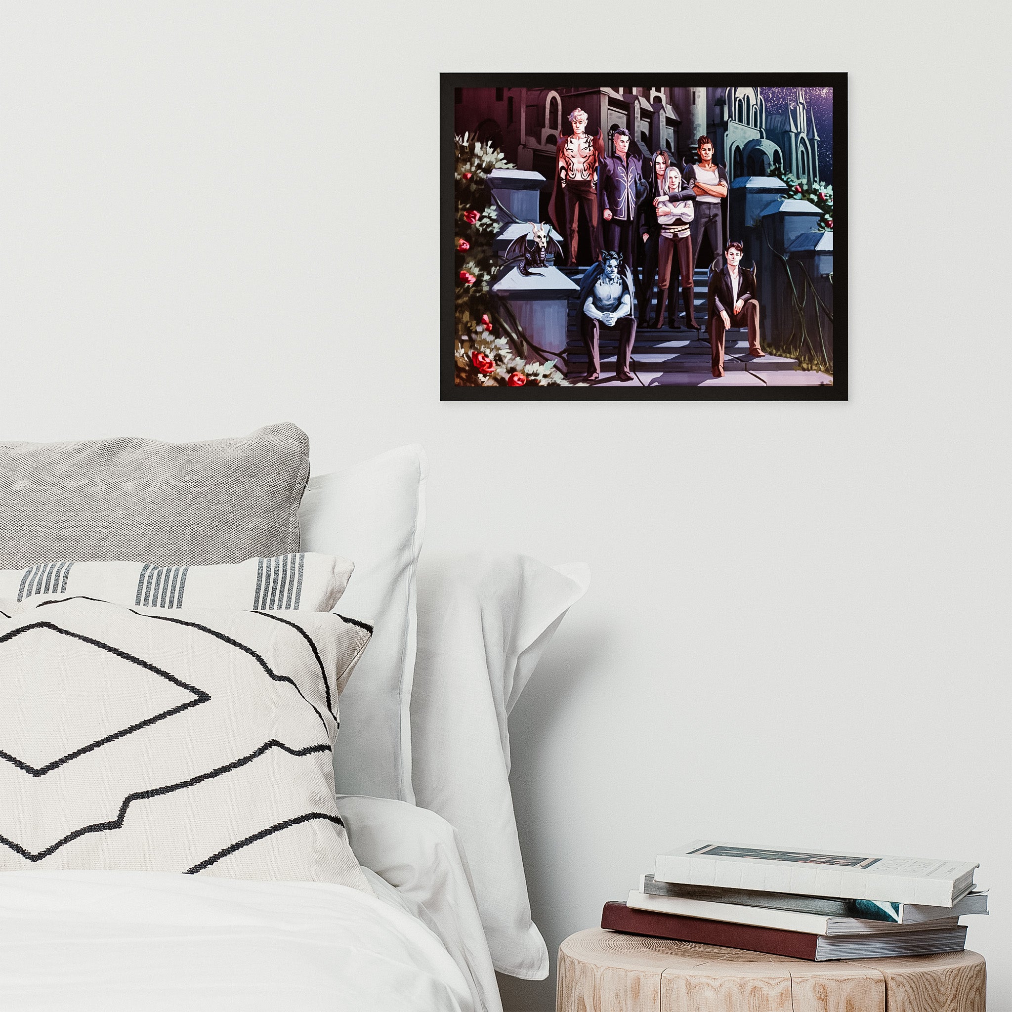 Framed Fae Devils Family Portrait – Lana Pecherczyk Romance Author